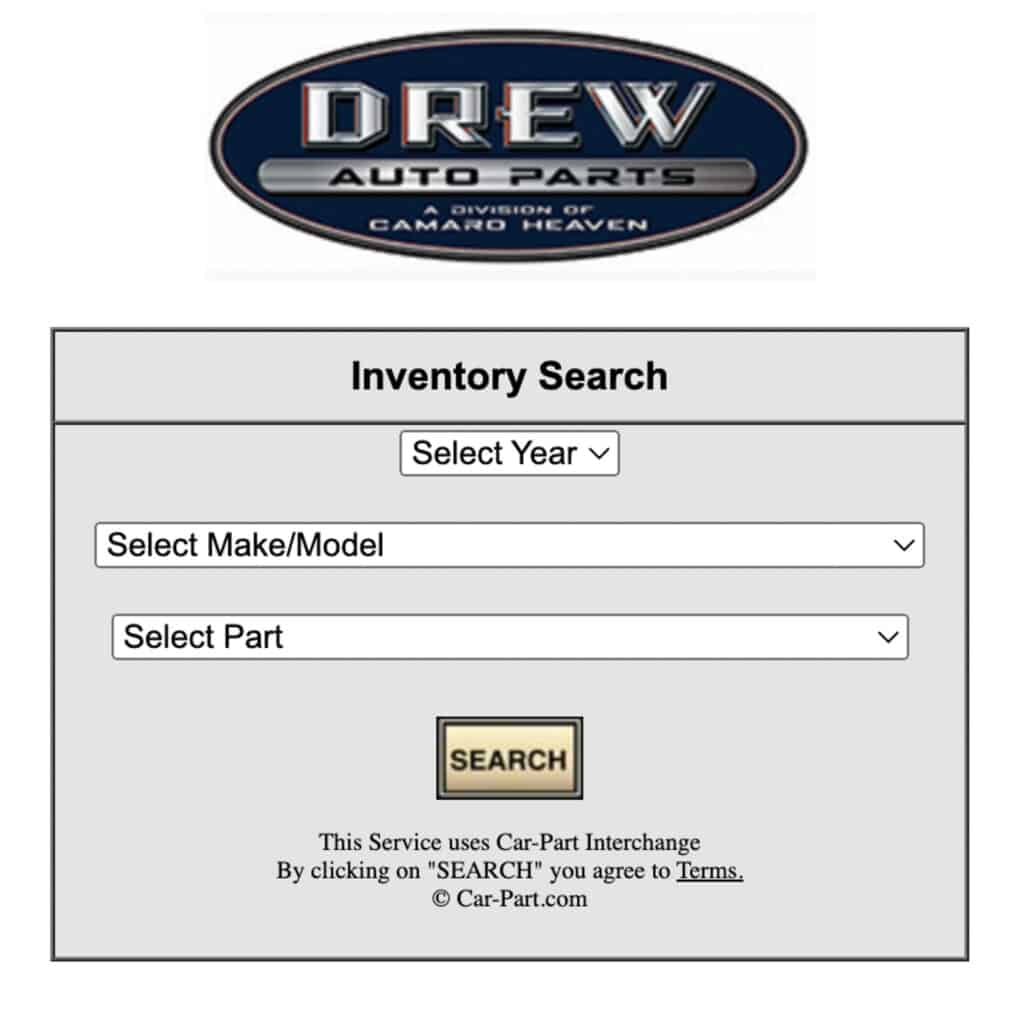 Junkyard Search By Part NH | Drew Auto Parts